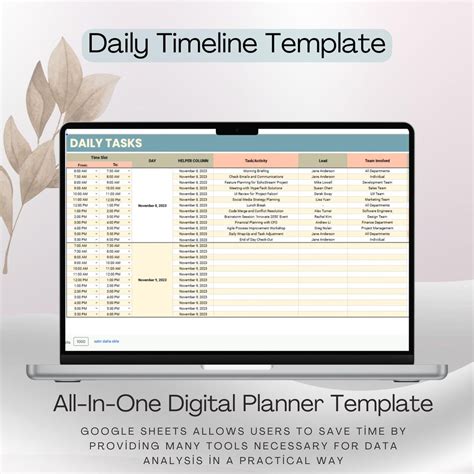 Image result for Daily Timeline Template