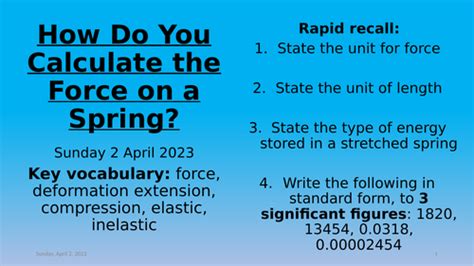 Image result for Spring a Spring B Force and Extention Physics