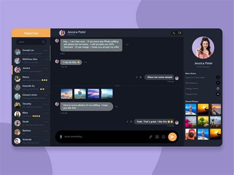 Image result for Messenger UI/UX Design