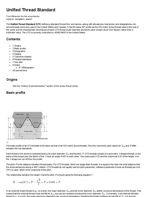 Image result for Unified Thread Standard Tutorial