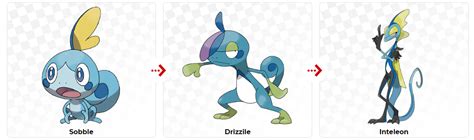 Image result for Sobble Evolves into Drizzle