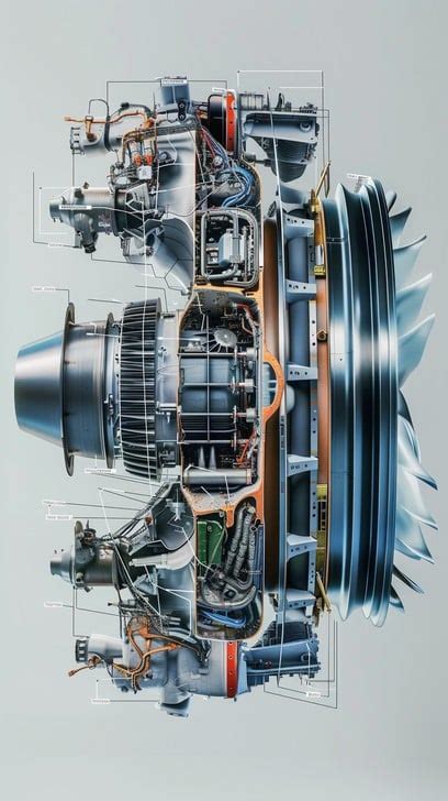 Image result for Jet Engine Cross Section