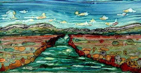 Image result for Painting Landscape Using Alcohol Inks