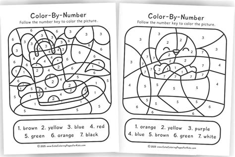 Image result for Color by Number Spring Coloring Pages
