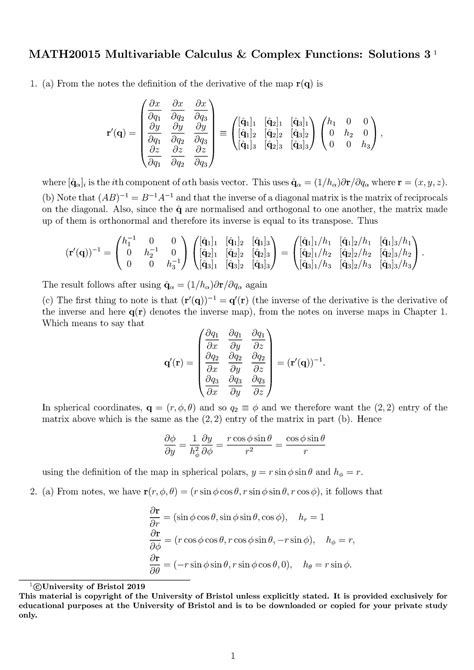 Image result for Multivariable Calculus Example Problems