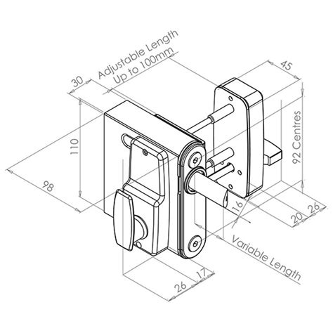 Image result for Single Pipe Gate Lock