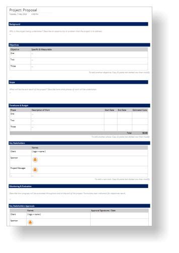 Image result for OneNote Project Templates Basic