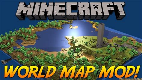 Image result for World Map Mod for Java Minecraft