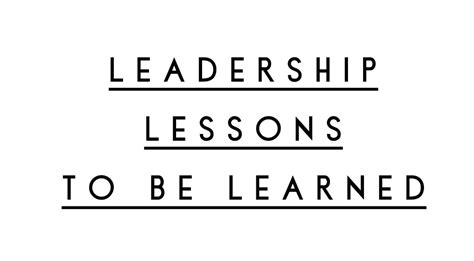 Image result for Examples of Leadership Lessons