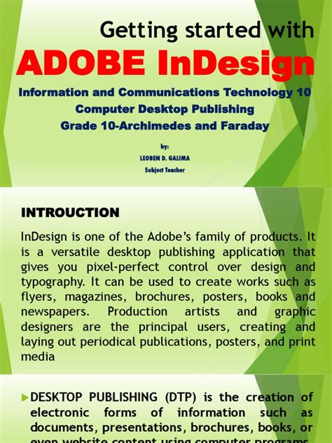 Image result for Adobe InDesign Tutorial PDF
