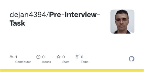 Image result for Pre-Interview Task