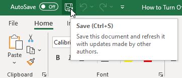 Image result for Turn Off Auto Save