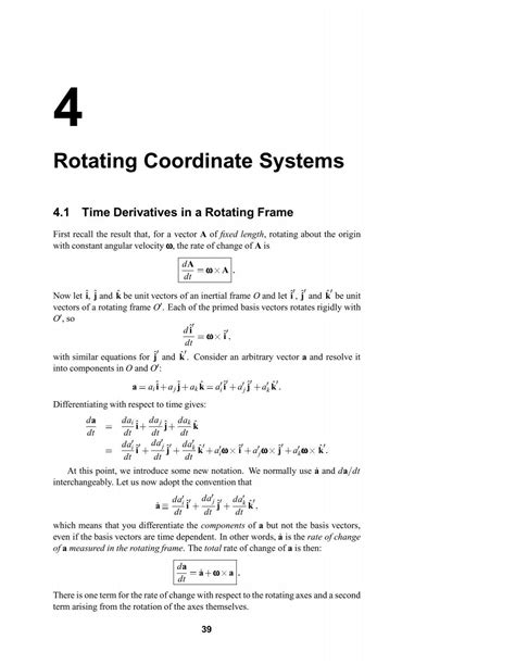 Image result for Rotating Coordinate System