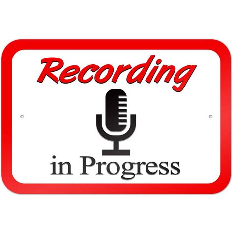 Image result for Video Recording in Progress Sign