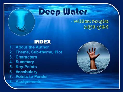 Image result for Deep Water Class 12 CBSE