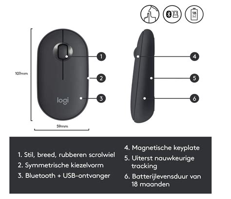 Logitech Pebble M350 Wireless Mouse - Mixiong technology