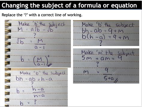Image result for How to Rearrange Formulas