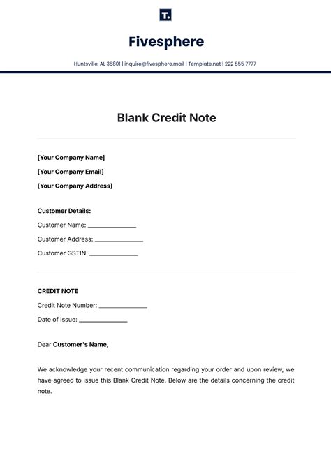 Image result for How to Issue a Credit Note
