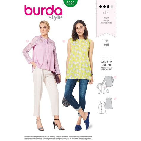 Image result for Burda Patterns Top