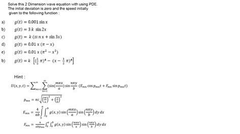 Image result for Plot the Wave Equation PDE with Python