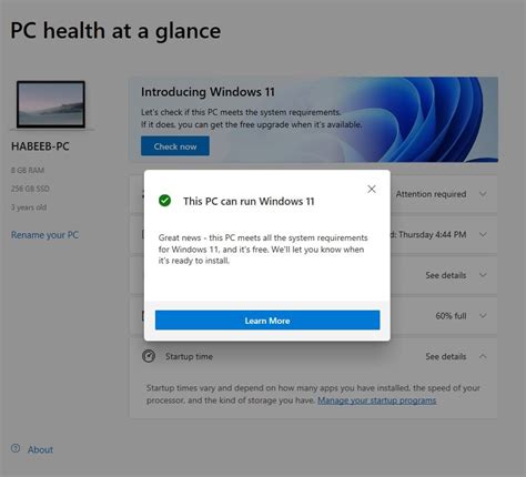 Image result for PC Health Check Windows 11