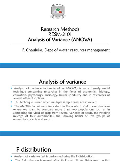 Image result for Analysis Using Analysis of Variance Anova