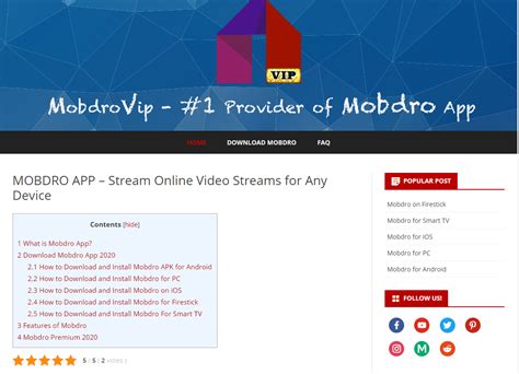 Image result for Mobdro App Android