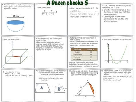 Image result for Maths Questions Worksheet