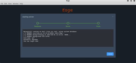 Image result for Kage Metasploit Linux