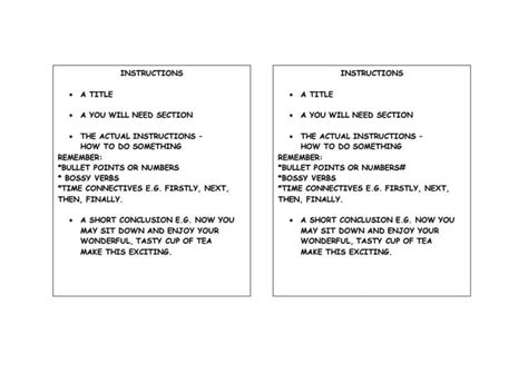 Image result for How to Write Instructions