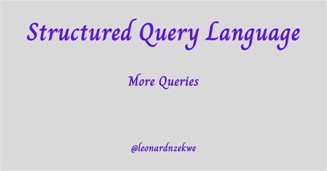 Image result for SQL Queeries