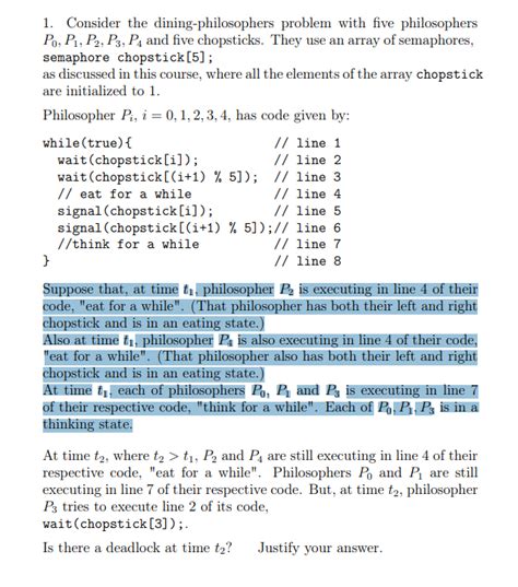 Image result for Dining Philosophers Problem LeetCode