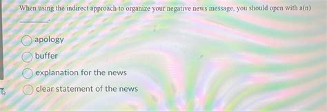 Image result for Example of Indirect Negative Message