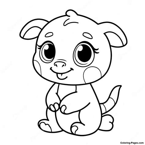 Adorable Babyfirst Animals Coloring Page | Coloring-Pages.com