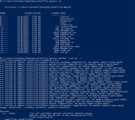 Image result for How to Use Volatility 3 with PowerShell