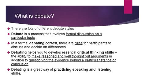 Image result for Debate Introduction Examples