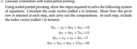 Image result for Partial Pivoting Tutorial
