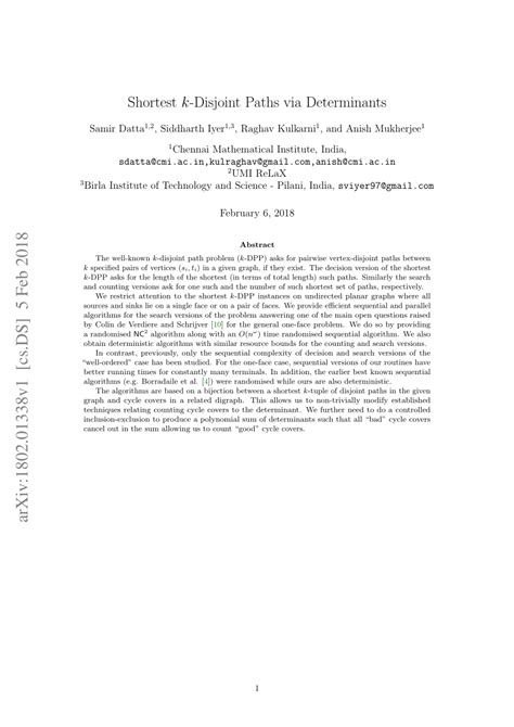 Image result for K Disjoint Shortest Path Problem