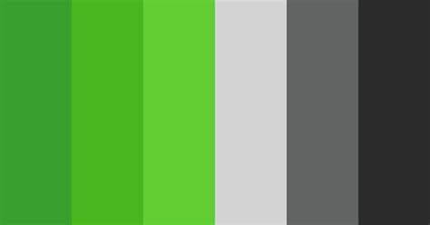 Green and Gray Color Scheme Palette