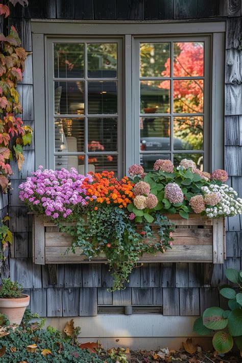 Image result for Fall Window Box Decorating