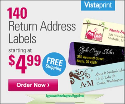 Image result for Vistaprint Sticker Promo Code