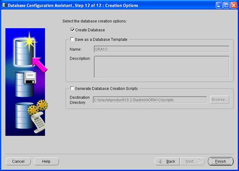 Image result for Create Database Oracle Database Configuration Assistant