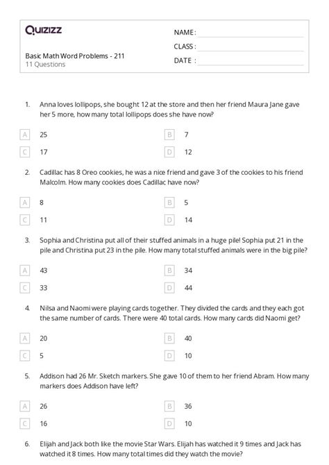 Image result for Elementary Math Questions