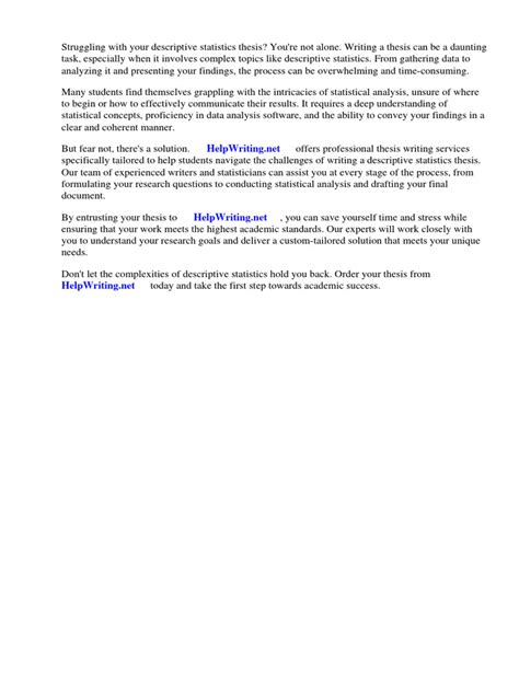 Image result for Descriptive Thesis Design Sample