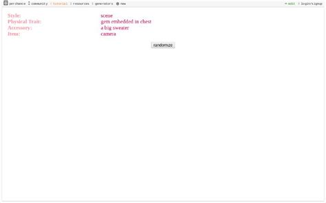 Image result for Character Design Prompt Generator