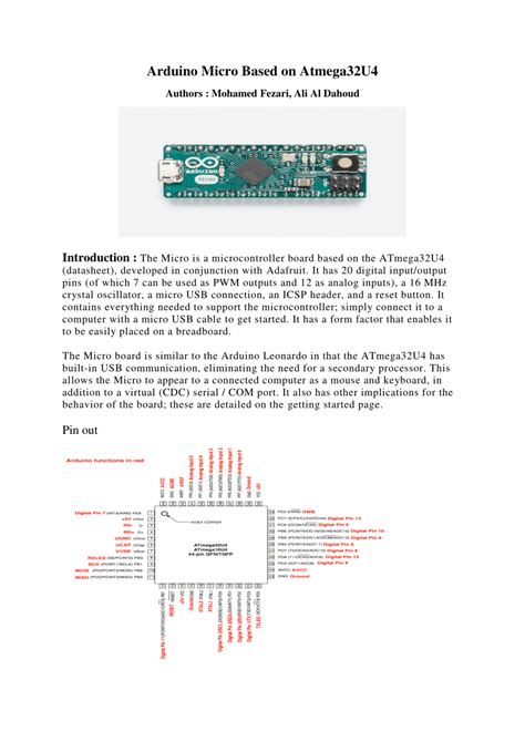 Image result for Arduino ATmega32u4