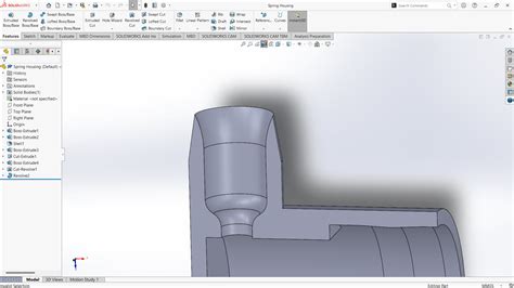 Image result for SolidWorks Revolve Cut for Beginners