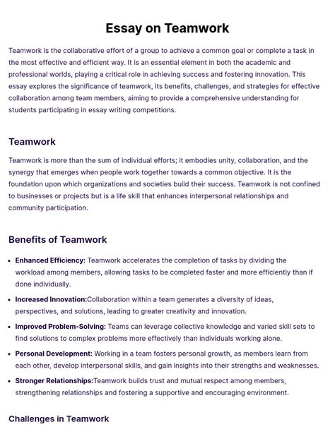 Image result for Group Work Essay Examples