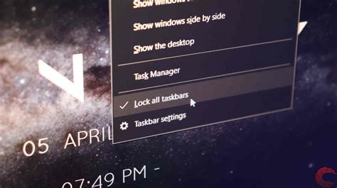 Image result for Lock the Taskbar