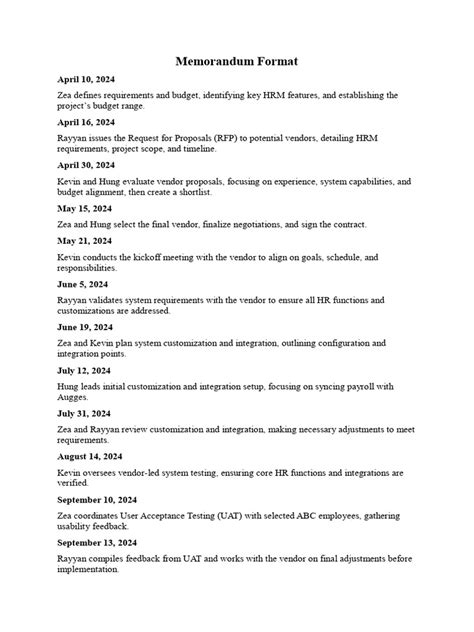 Image result for Memorandum Format